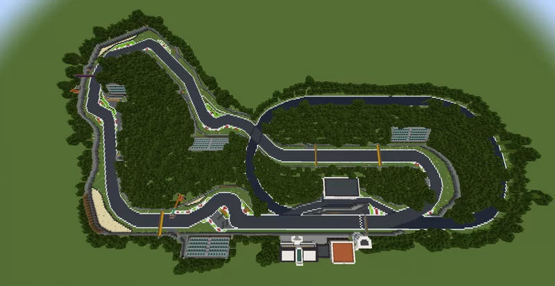 Formula 1 : Monza Racetrack Minecraft Map