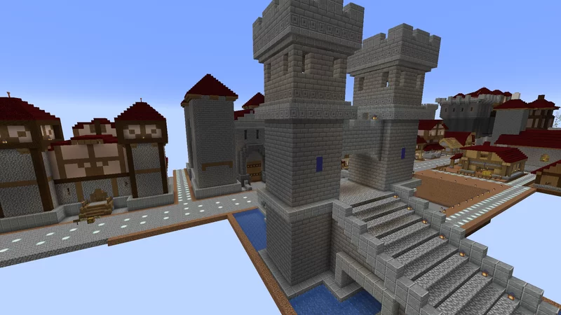 Warcraft : map of Alliance's Buildings Minecraft Map