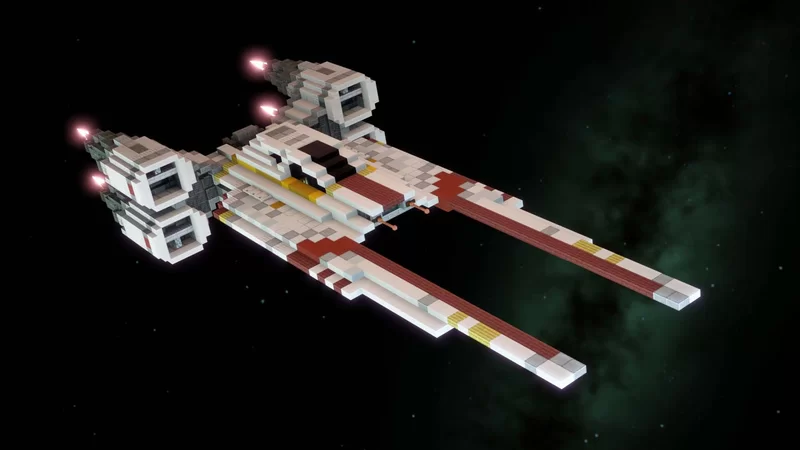 Star Wars - UT-60D U-Wing Starfighter Minecraft Map