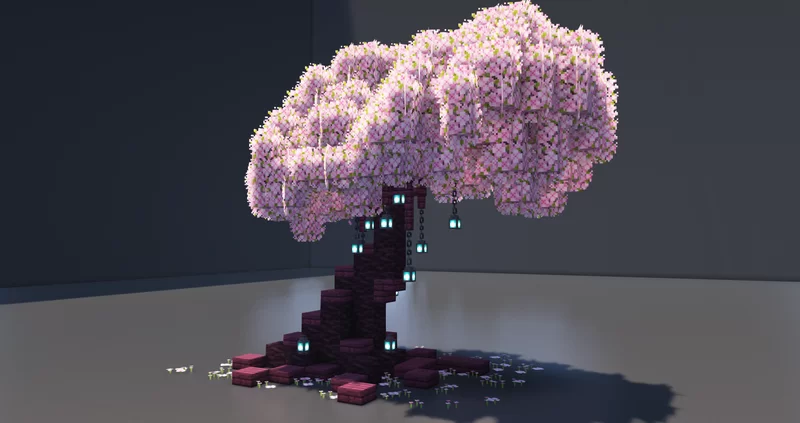 Fancy Cherry Tree | FREE Minecraft Map