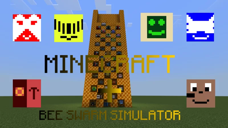 Bee Swarm Minecraft [FLOWERS AND MORE UPDATE!!!] Minecraft Map