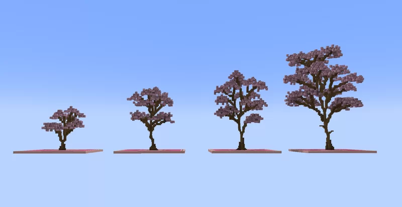 Cherry blossom Tree pack Minecraft Map
