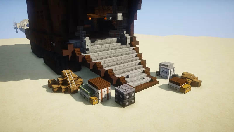 Tatooine Sandcrawler | Star Wars Minecraft Map