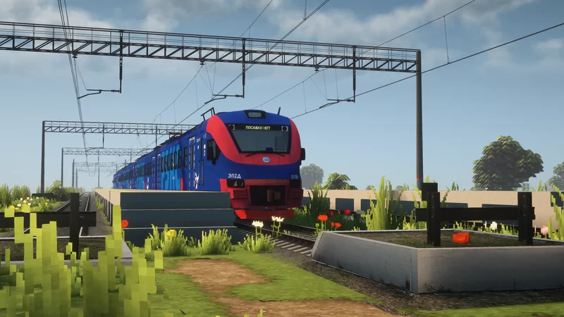 железная дорога ржд| Russian rzd railway (IR) Minecraft Map