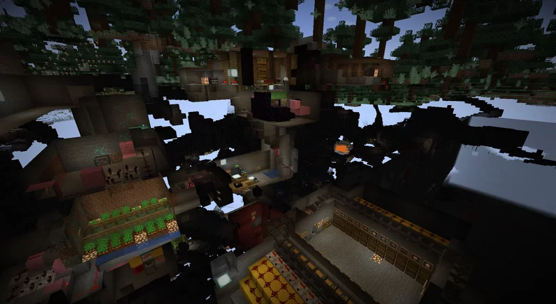 Jumble of Bases Minecraft Map