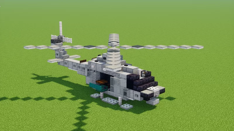 UH-1Y Venom Helicopter Minecraft Map