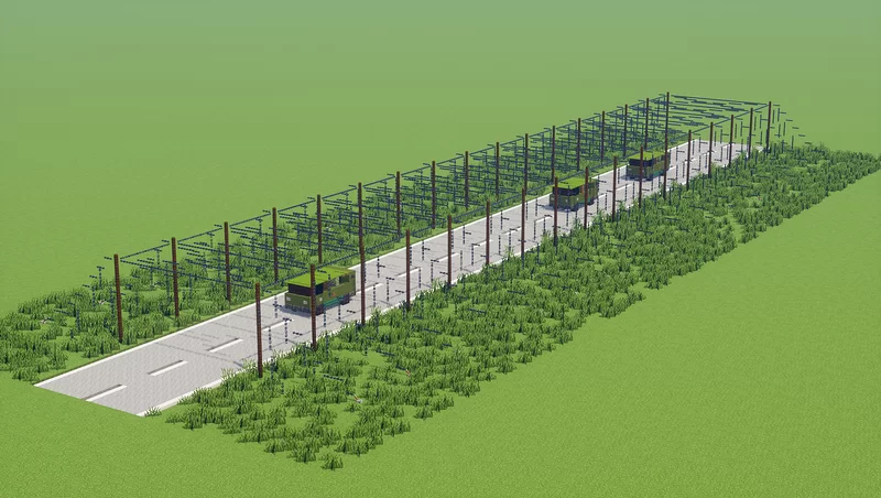 Anti-Drone Net Road Minecraft Map
