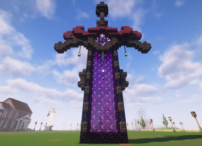 Nether Portal Sword Minecraft Map