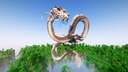 Japanese Emerald Dragon + Schematic Minecraft Map