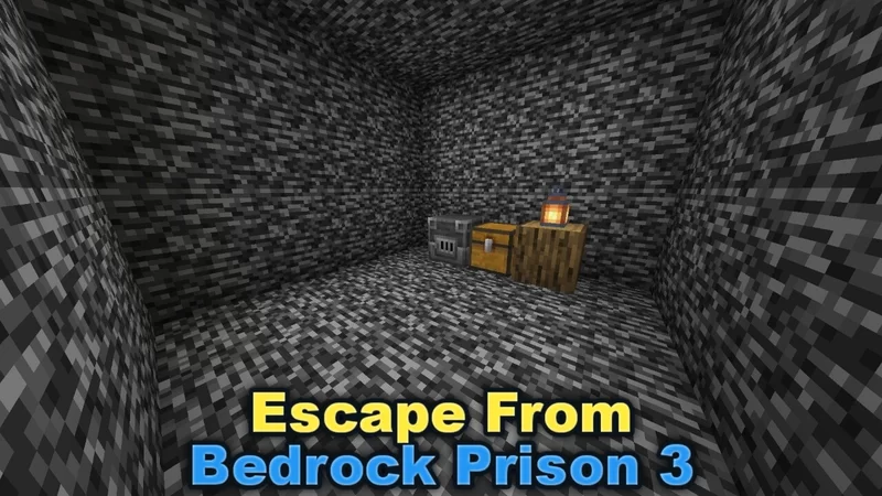 Escape from Bedrock Prison 3 Minecraft Map
