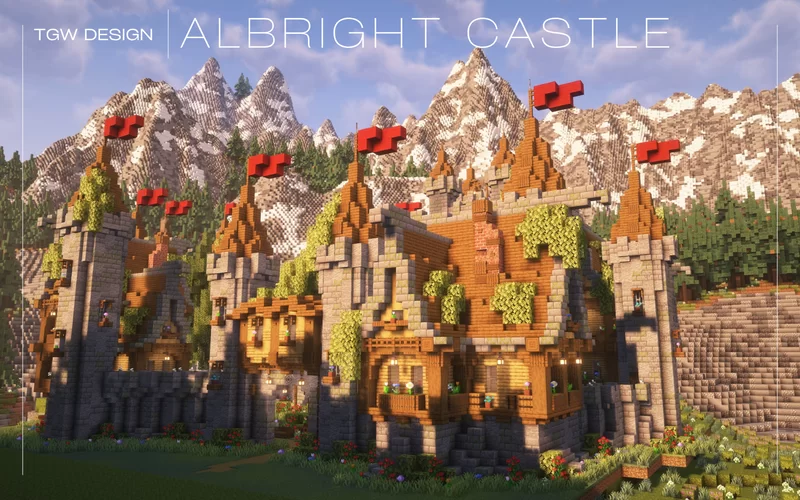 Albright Castle | Full Interior Minecraft Map