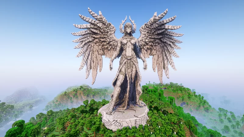Minecraft Angel |Brave| Statue V18 Minecraft Map