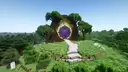 Minecraft Tree Nether Portal Statue V05 Free Minecraft Map