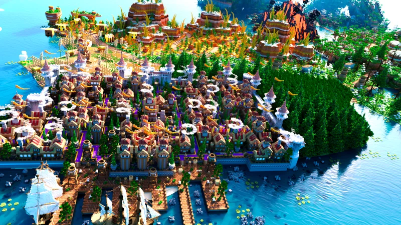 MMORPG / SURVIVAL 2500x1800 ON SALE! Minecraft Map