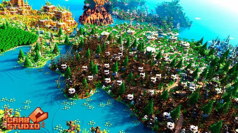 MMORPG / SURVIVAL 2500x1800 ON SALE! Minecraft Map