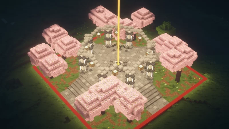 Beautiful Natural Spawn - Beautiful 20x20 - Version (1.20.X - 1.21.X) Minecraft Map