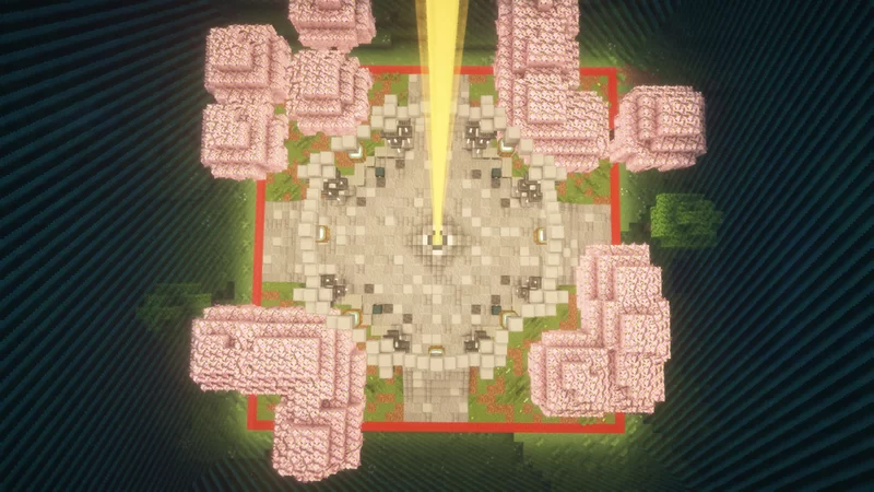 Beautiful Natural Spawn - Beautiful 20x20 - Version (1.20.X - 1.21.X) Minecraft Map