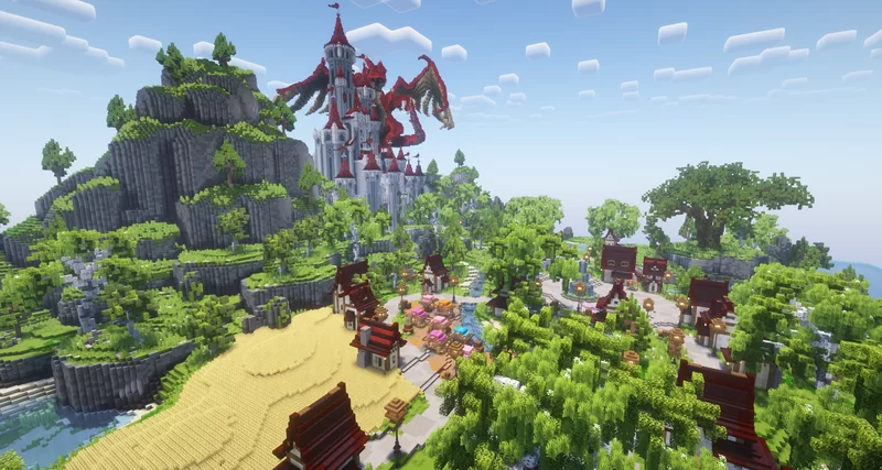 Drakemount | Skyblock Lobby | [1.8-1.21.5] Minecraft Map