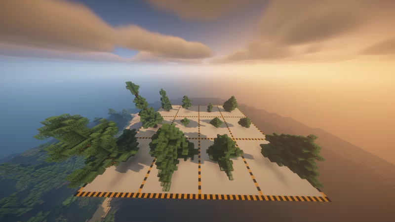 12 spruce trees schematic Minecraft Map