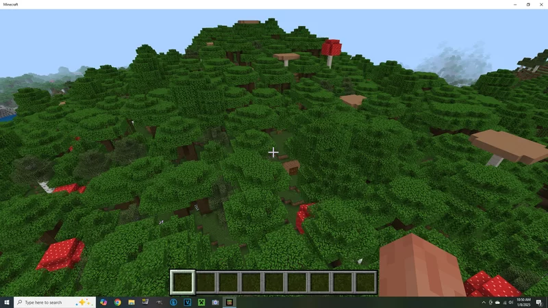 Hidden Dirt House in Dark Forest Plateau for Bedrock minecraft ...