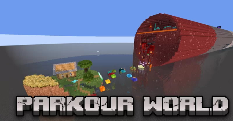 Parkour World Minecraft Map