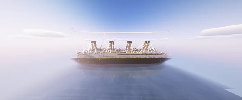 RMS Titanic – Full Exterior Recreation (Ultra-Detailed Build) Minecraft Map