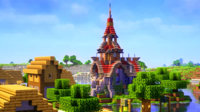 Village Church - Free Schematic Minecraft Map