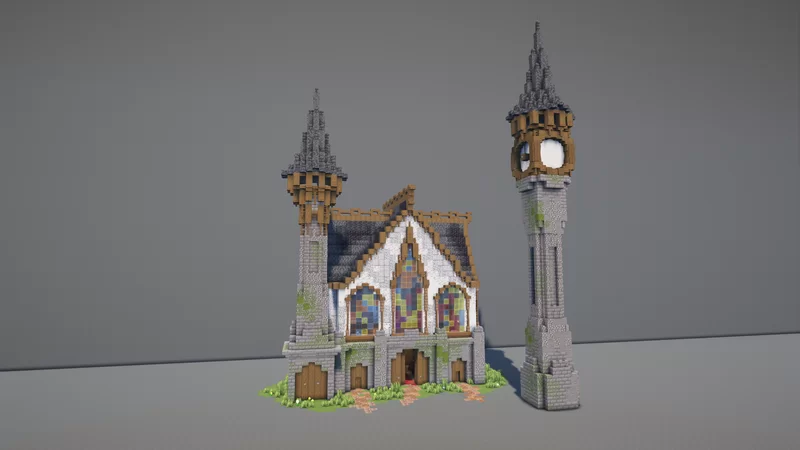 Cozy Medieval Fantasy Town Hall I Download I Interior Minecraft Map