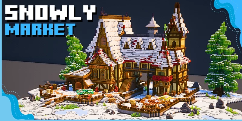 Snowy Market Minecraft Map
