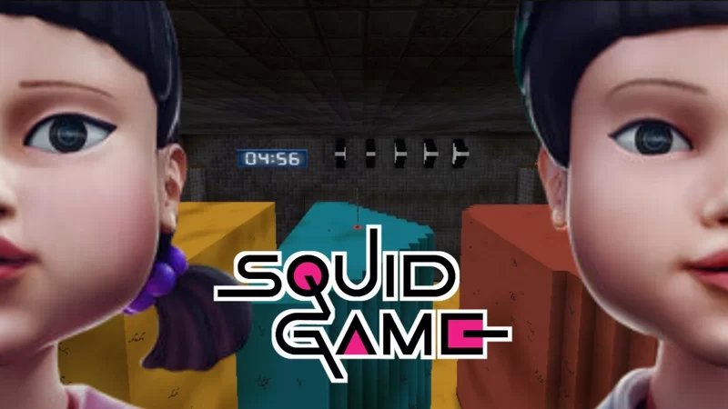 Squid Game: Sky Squid Game Recreation Map Minecraft Map