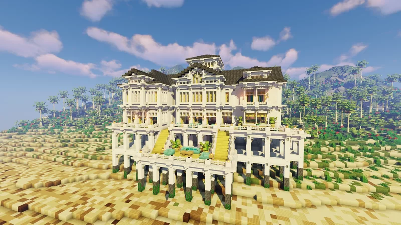 Beach House Minecraft Map