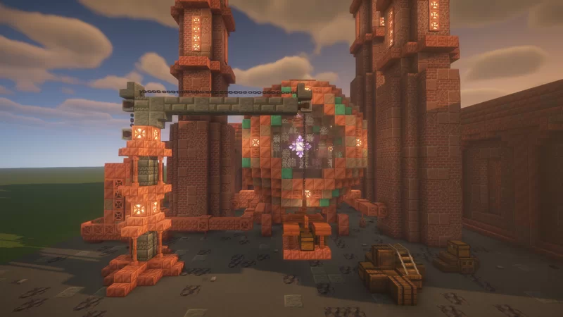 Steampunk Factory Schematic Minecraft Map