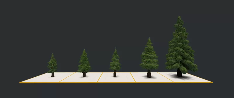 Tree Asset Pack Minecraft Map