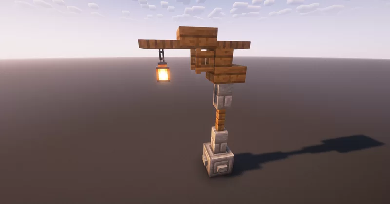 Medieval Lamp Post Minecraft Map