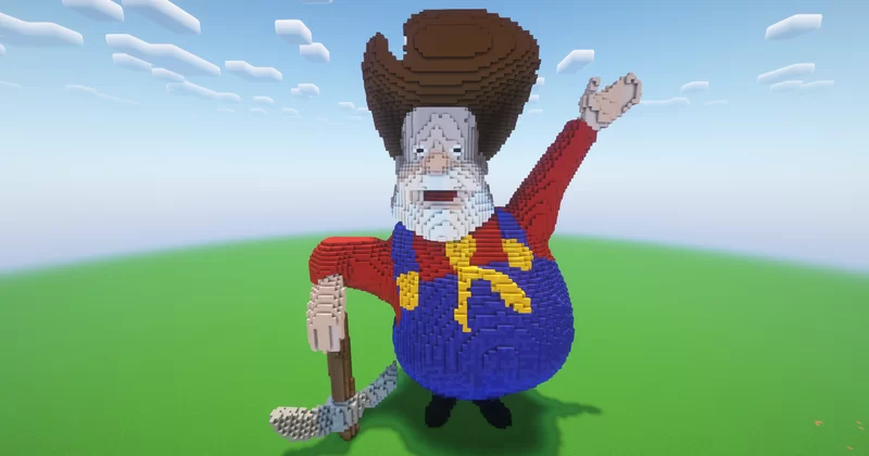 Minecraft Stinky Pete Statue Minecraft Map