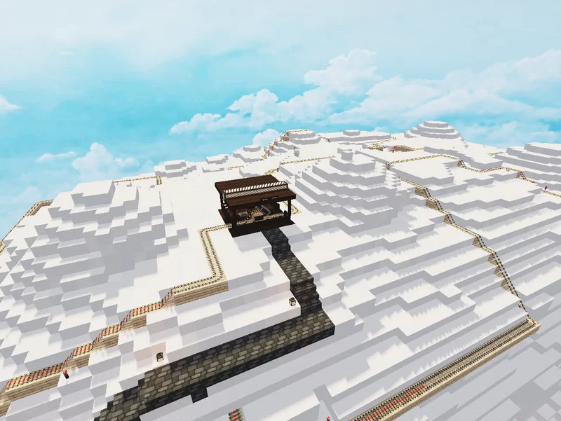 Rollercoaster on the Mountain Minecraft Map