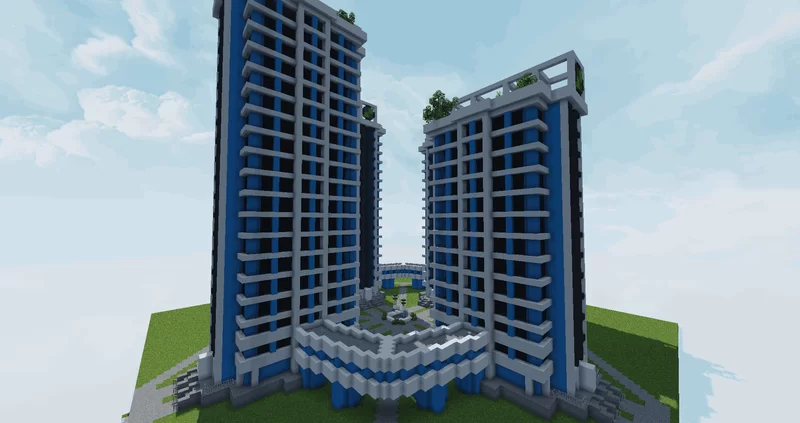 Skyscrapers (Free litematic) Minecraft Map