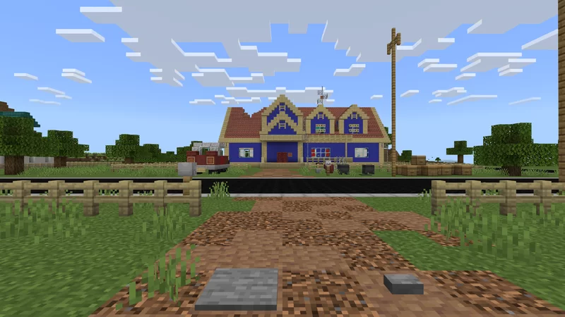 HELLO NEIGHBOR GOLDEN-AGE [BEDROCK PORT] Minecraft Map