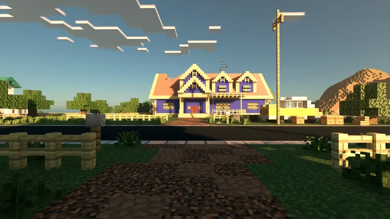 HELLO NEIGHBOR GOLDEN-AGE [BEDROCK PORT] Minecraft Map