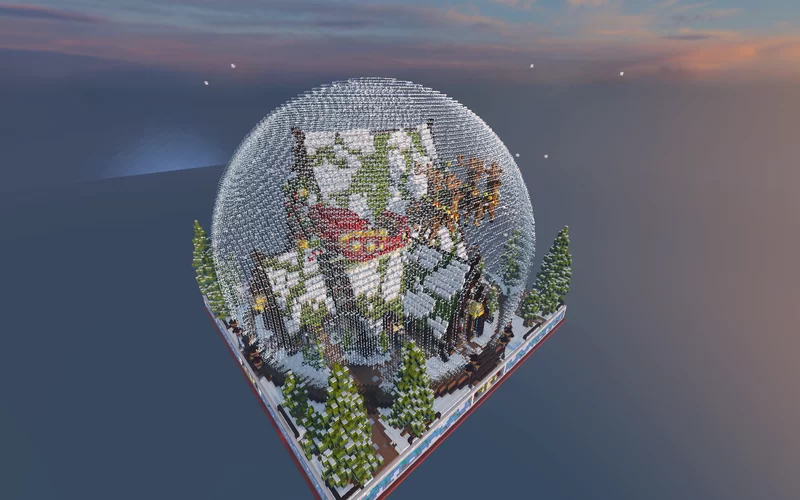 #18 CHRISTMAS SPAWN MAP Minecraft Map