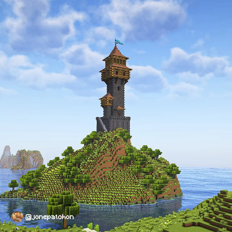 Watchtower – A Perfect Lookout Point Minecraft Map