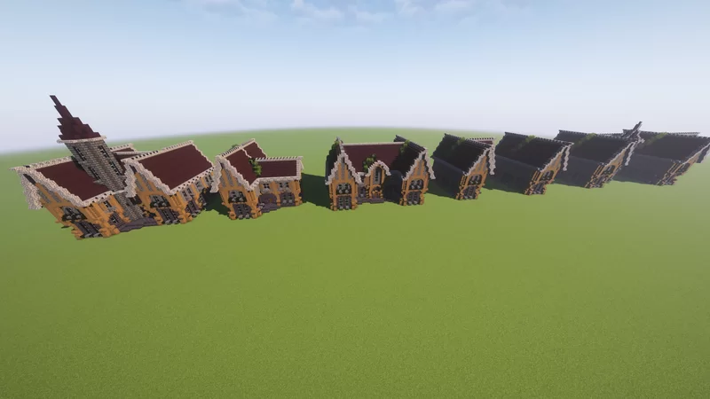 🏰 Medieval House Pack Minecraft Map