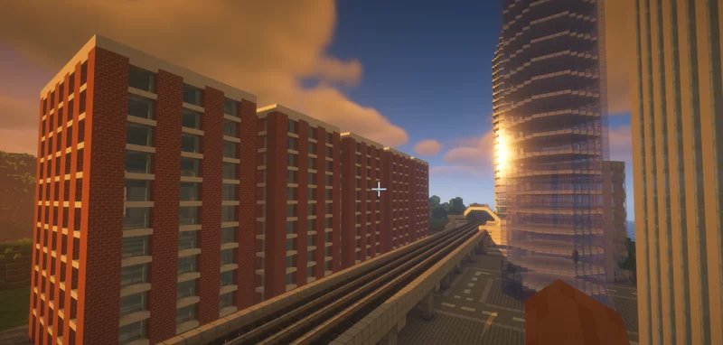 Solara City – Modern Coastal Skyline (1.21.1, BSL Shaders) Minecraft Map