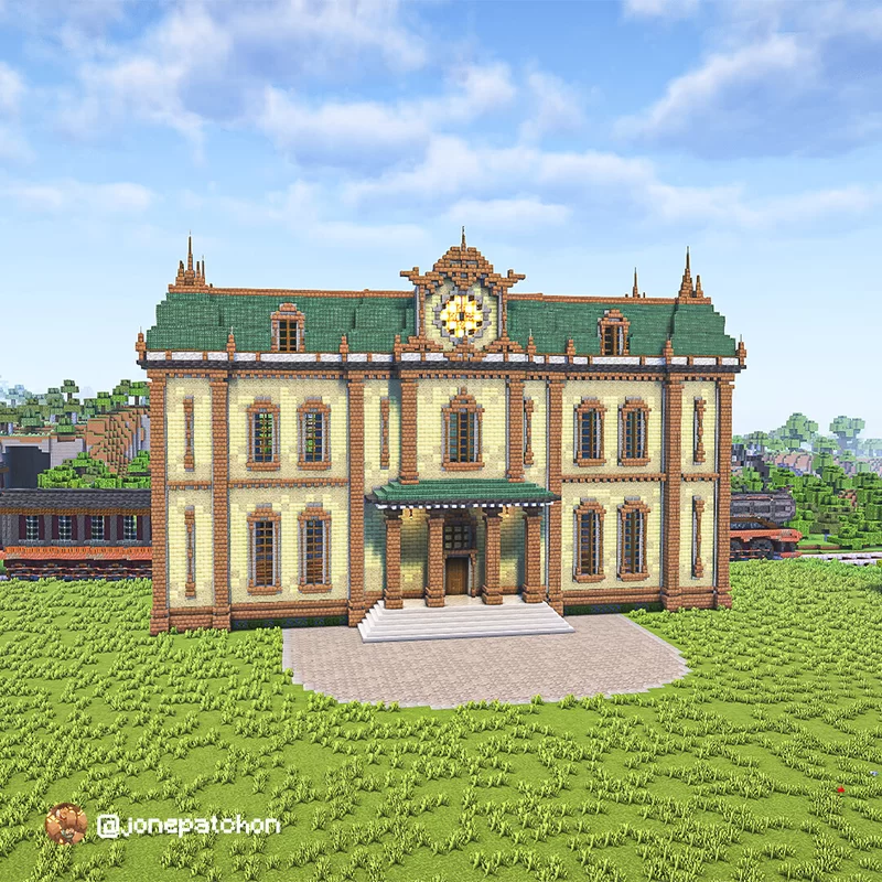 Train station Minecraft Map