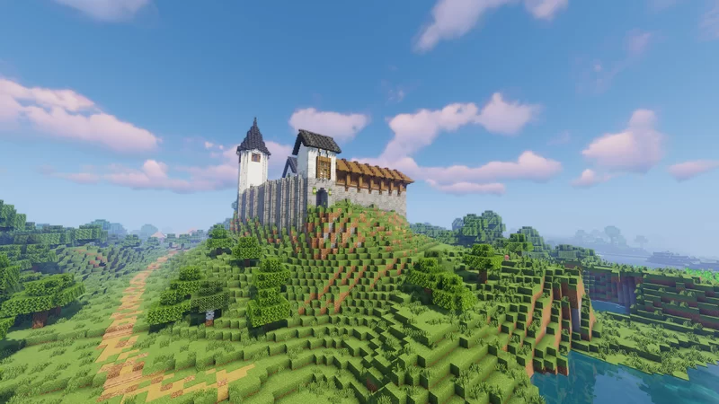 Whitestone Castle | A Minecraft Castle | Full interior & Download ...