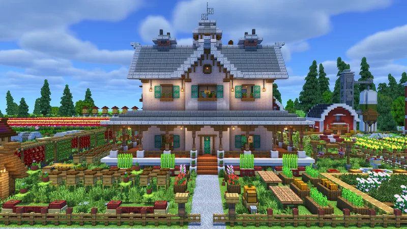 Ultimate Realistic Mega Farm – Full Interiors, Vehicles, Barns ...