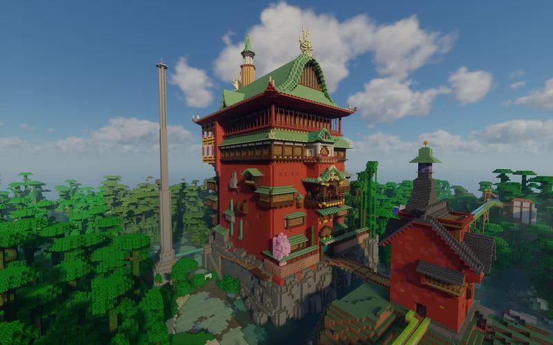 Spirited Away Bathhouse Minecraft Map