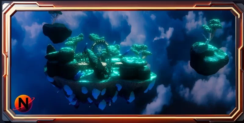 Sci-Fi Lobby 350x440 Minecraft Map