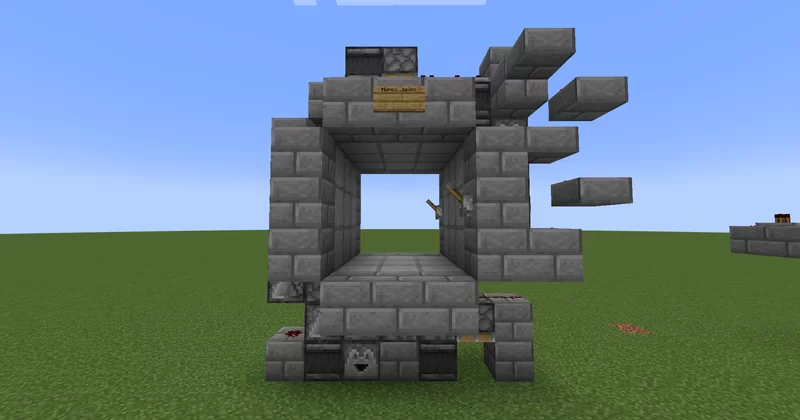 3x3 Piston Doors Minecraft Map