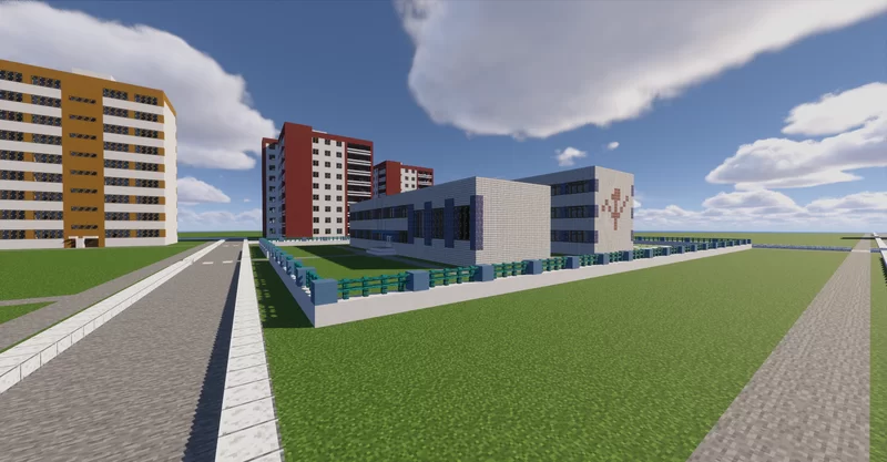 Seversk-21 soviet city (1.16.5) Minecraft Map
